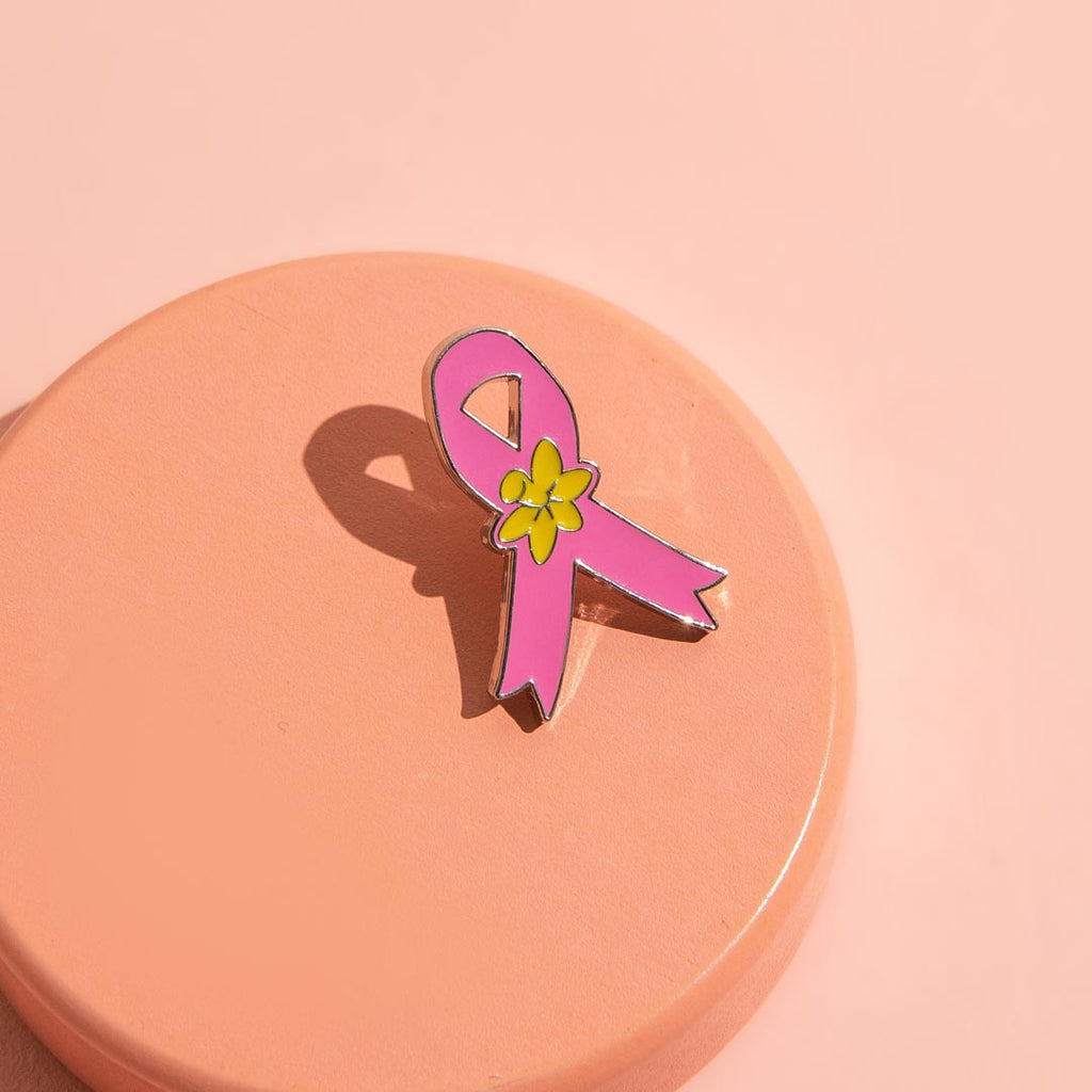 Pink Ribbon Pin – Cancer Council Queensland